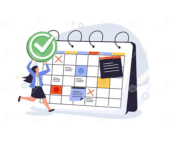 Project Implementation Abstract Concept Vector Illustration Set ...