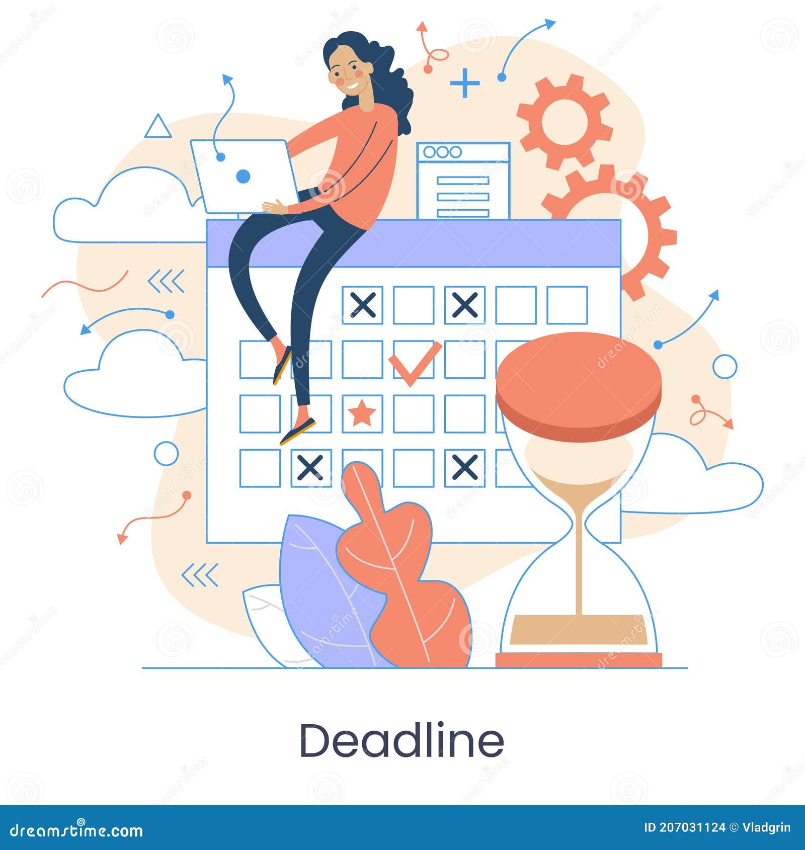 Project Initiation And Planning Isolated Cartoon Vector Illustrations ...