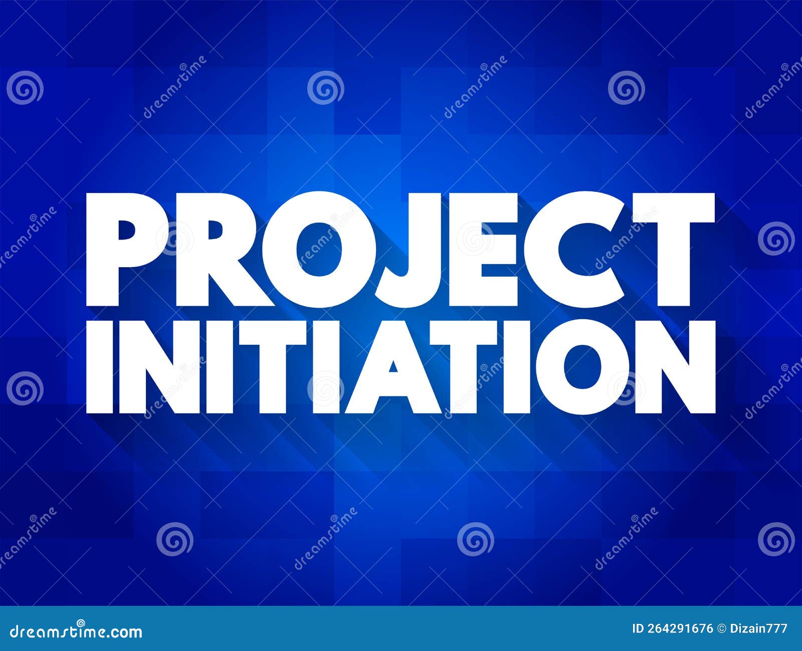 Project Initiation - First Step in Starting a New Project, Text Concept ...