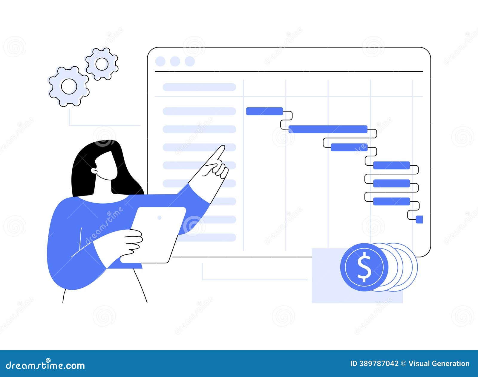 Project Initiation Vector Illustration | CartoonDealer.com #266087993