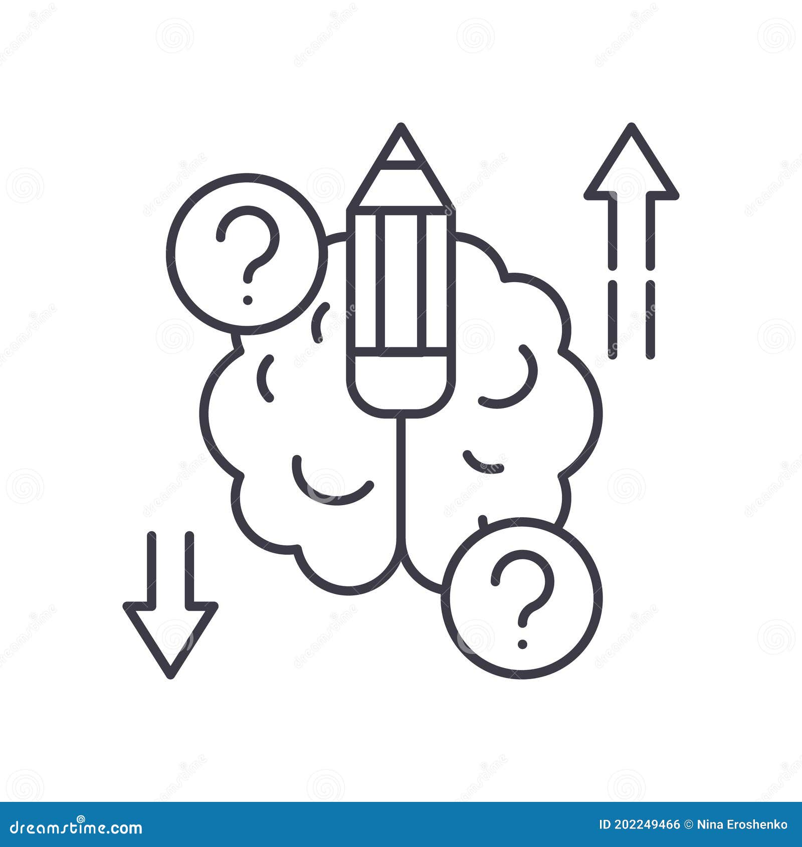 Project Issue Management Icon, Linear Isolated Illustration, Thin Line ...