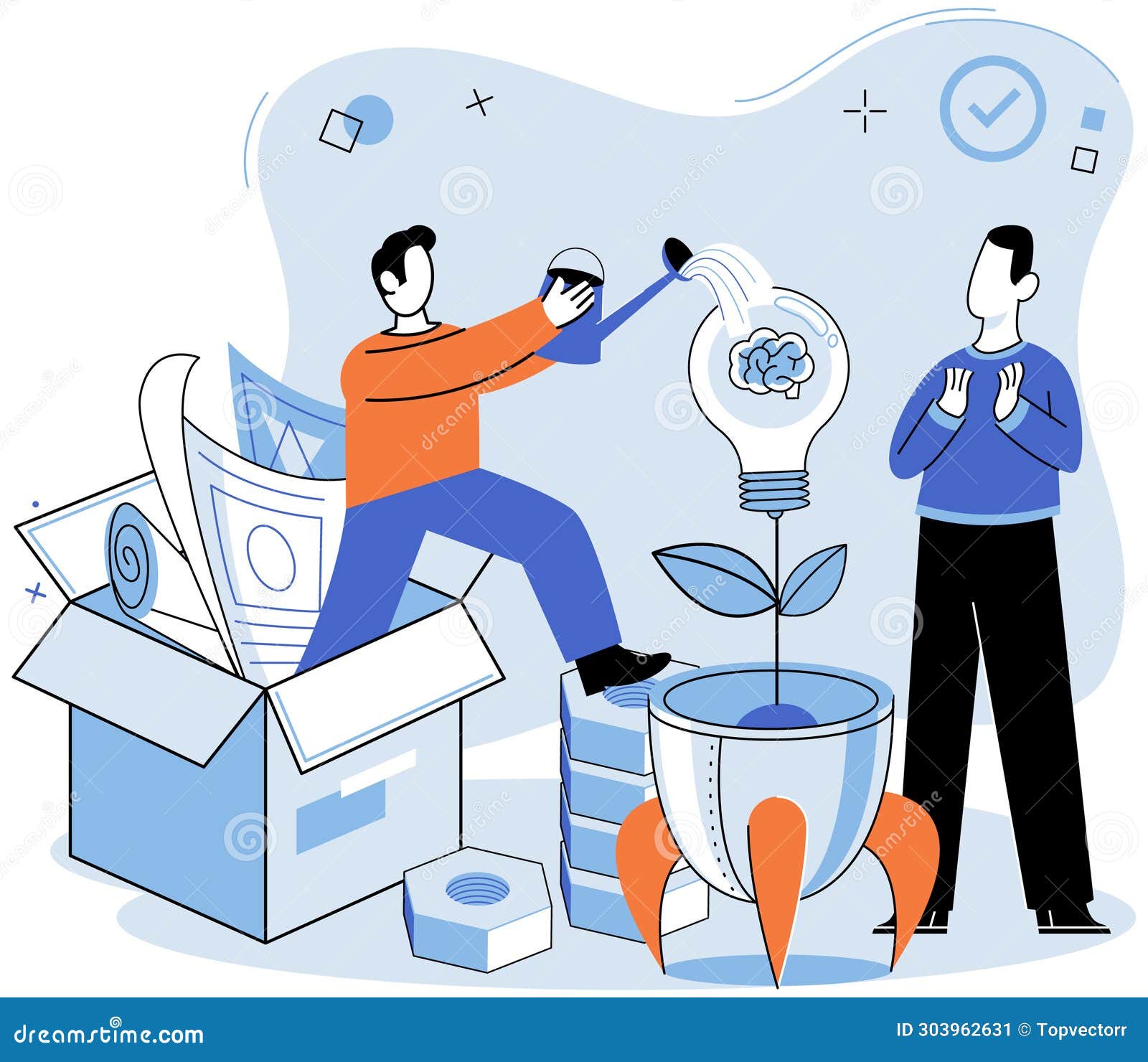 Project Launch. a Development Project Idea, Catalyst for Revolutionary ...