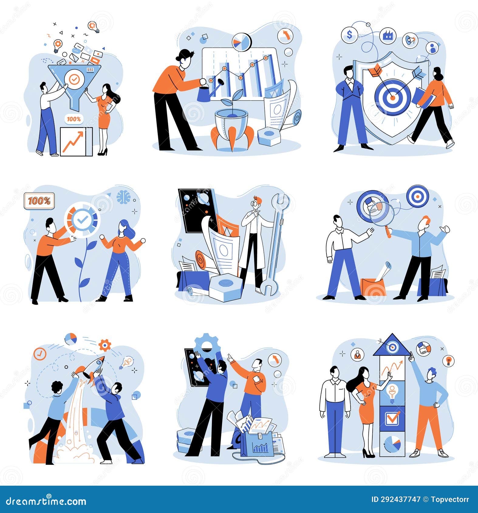 Project Launch. a Development Project Idea, Fertile Seed Ready To ...