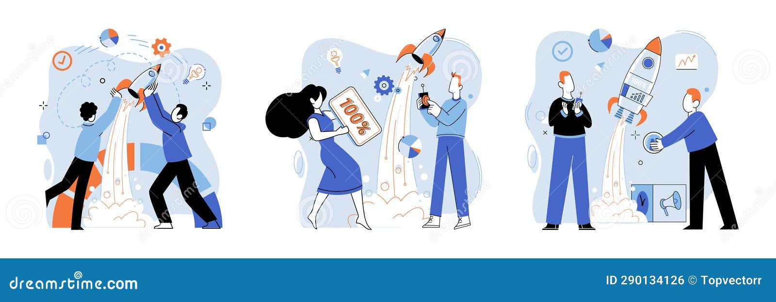 Project Launch. a Development Project Idea, Foundation Stone of ...