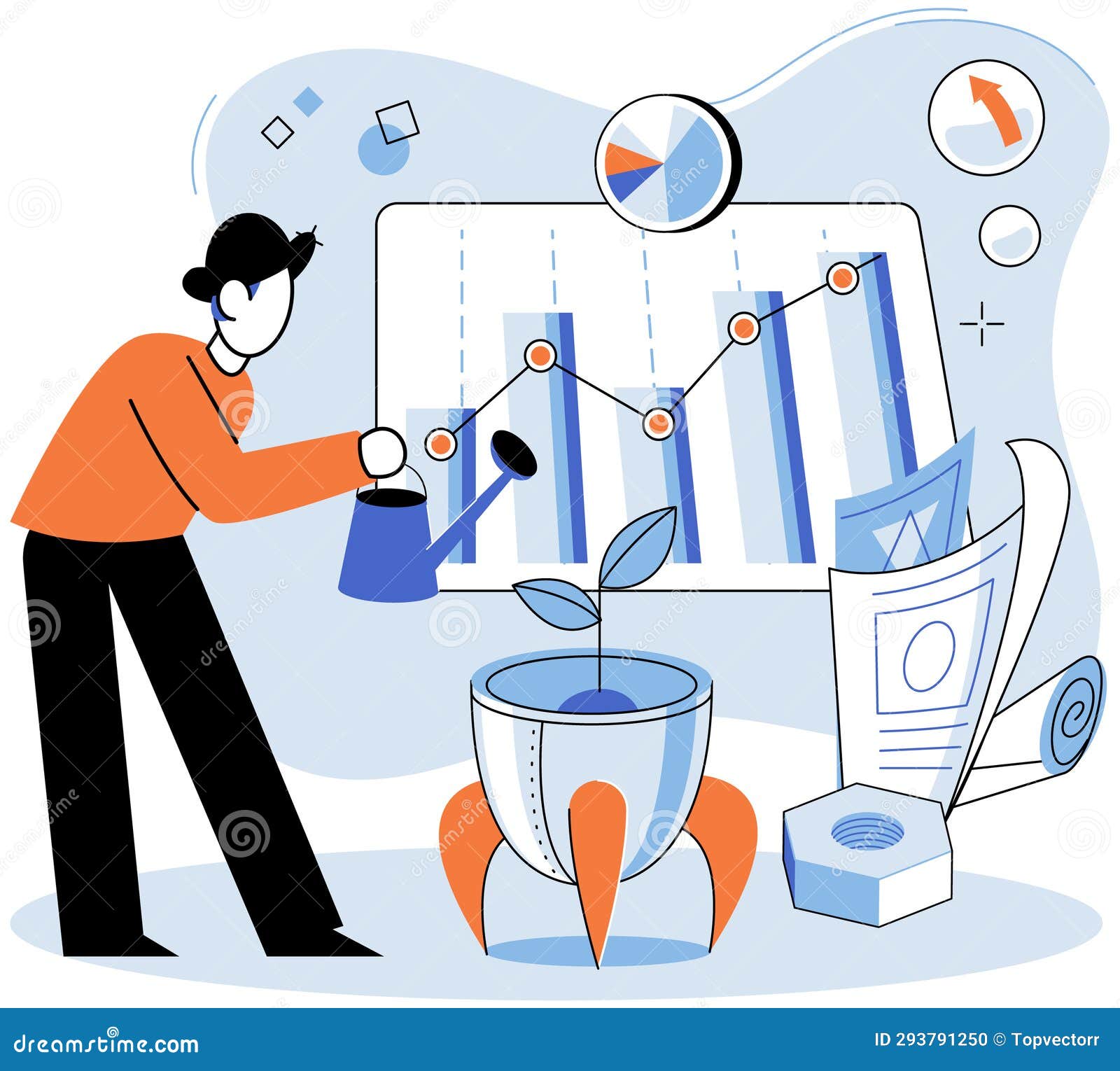 Project Launch. Project Launch Management, Puppeteer Pulling Strings ...