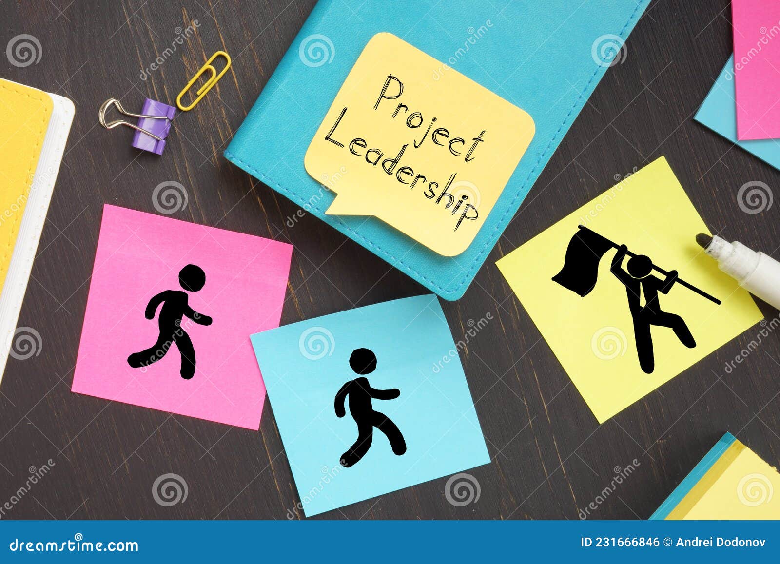 Project Leadership is Shown on the Business Photo Using the Text Stock ...