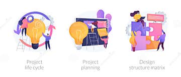 Project Life Cycle Abstract Concept Vector Illustrations. Stock Vector ...