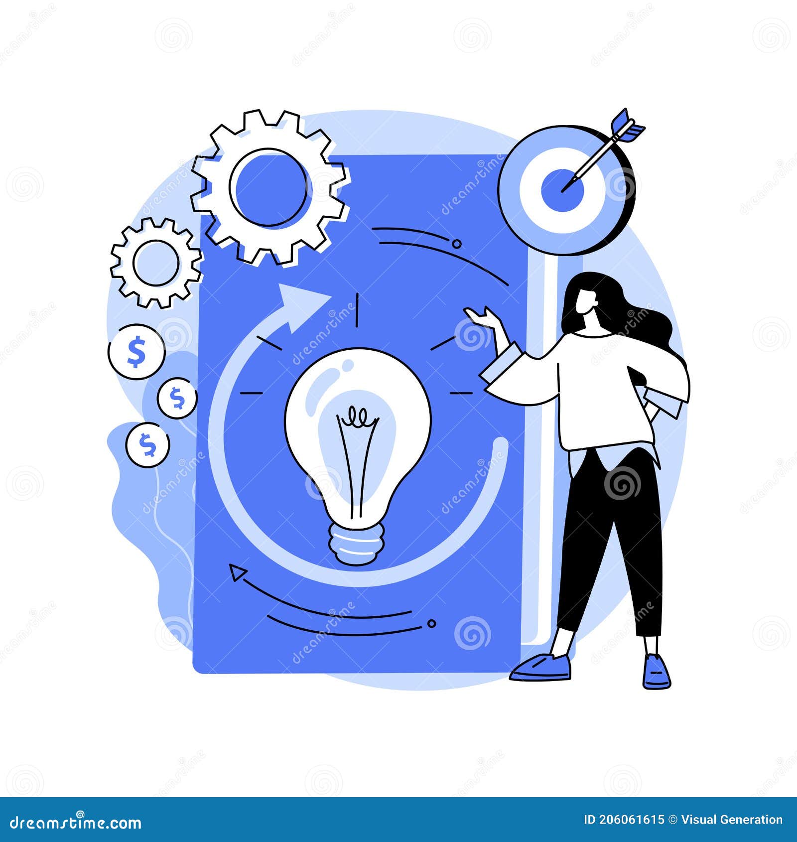 Project Life Cycle Abstract Concept Vector Illustration. Stock Vector ...