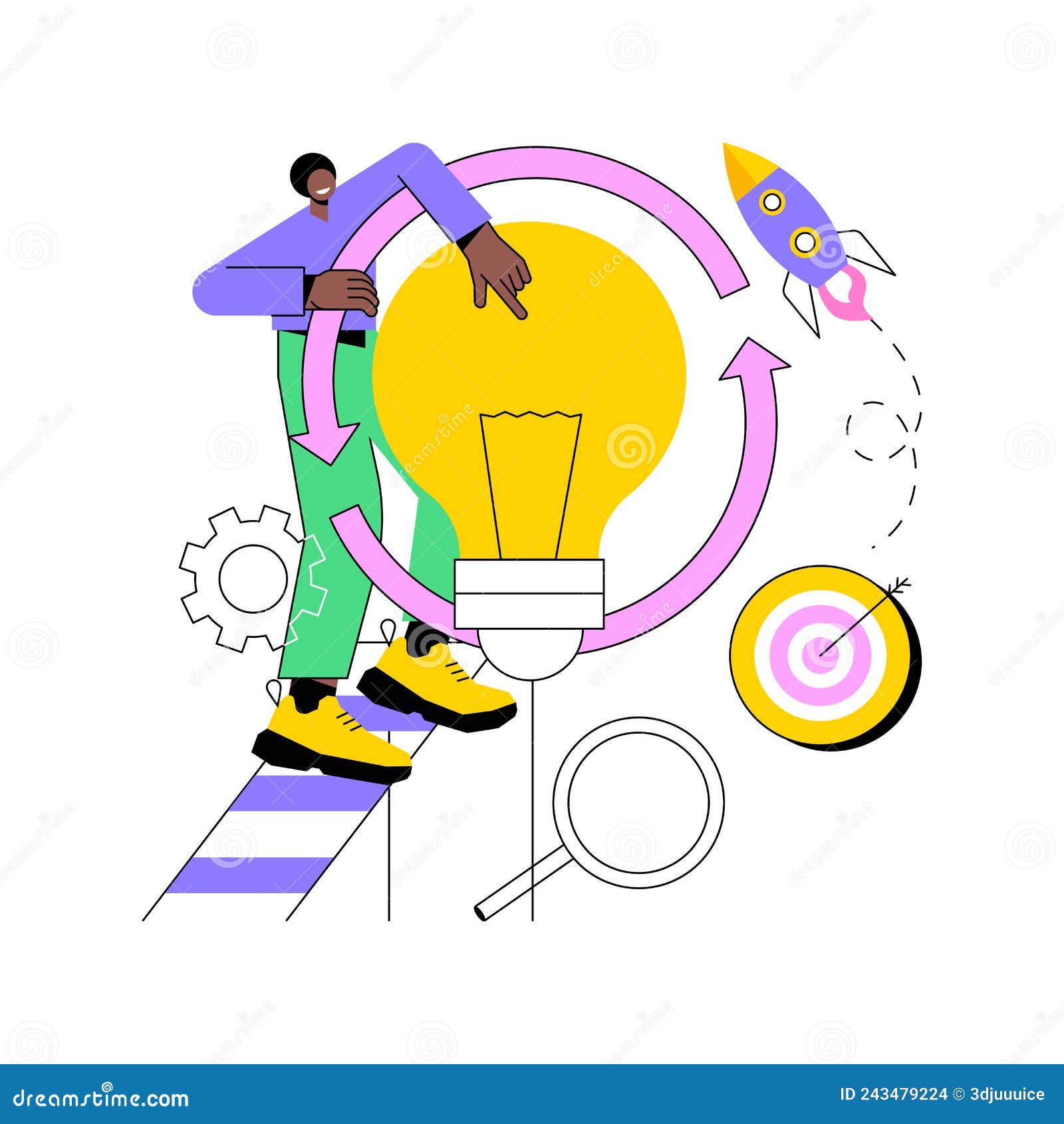 Project Life Cycle Abstract Concept Vector Illustration. Stock Vector ...
