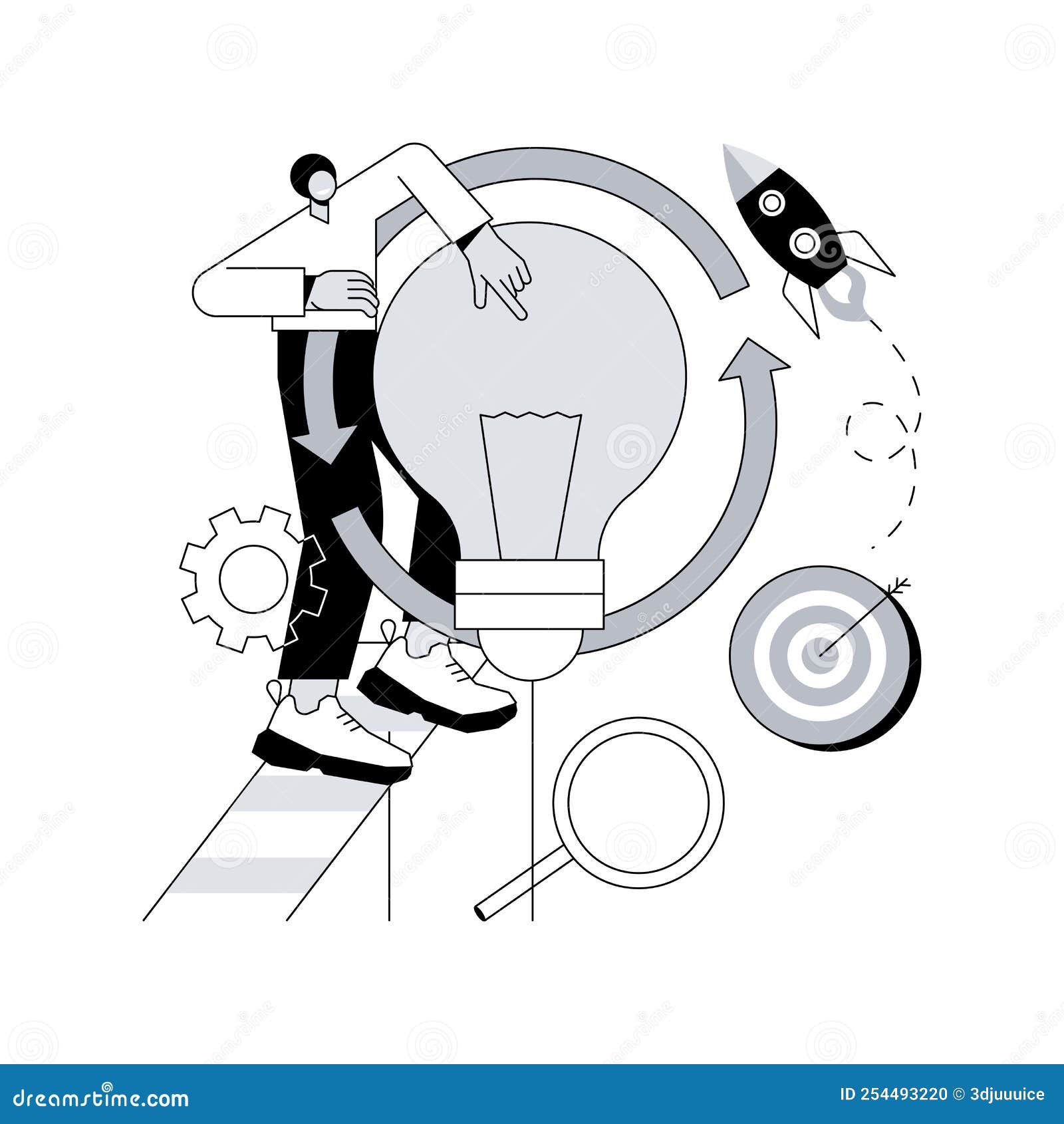 Project Life Cycle Abstract Concept Vector Illustration. Stock Vector ...