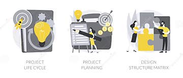Project Life Cycle Abstract Concept Vector Illustrations. Stock Vector ...