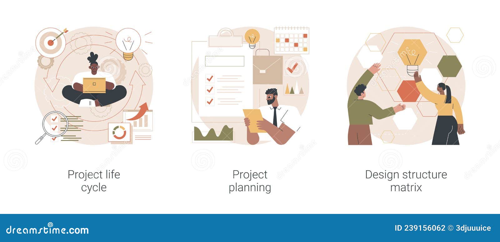 Project Life Cycle Abstract Concept Vector Illustrations. Stock Vector ...