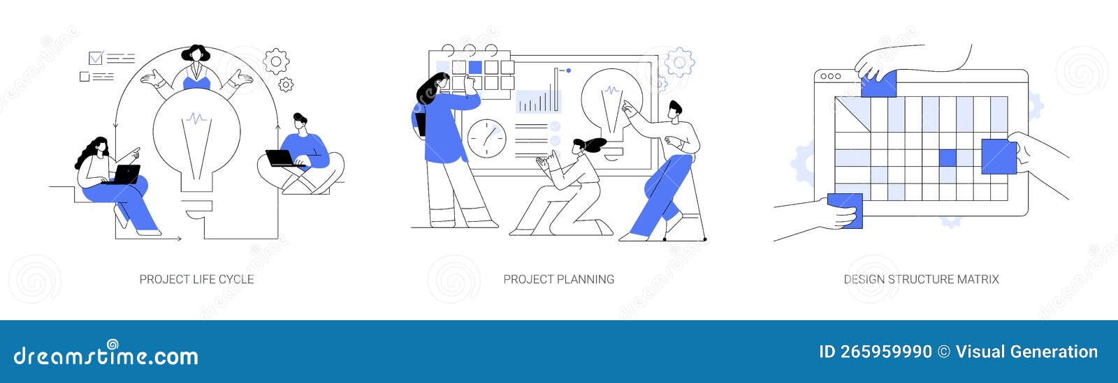 Project Life Cycle Abstract Concept Vector Illustrations. Stock Vector ...