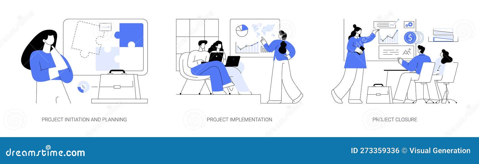 Project Lifecycle Abstract Concept Vector Illustrations. Stock Vector ...