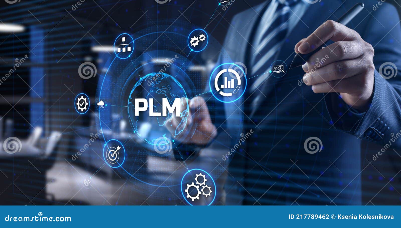 Project Lifecycle Management Software System Technology Concept Stock ...