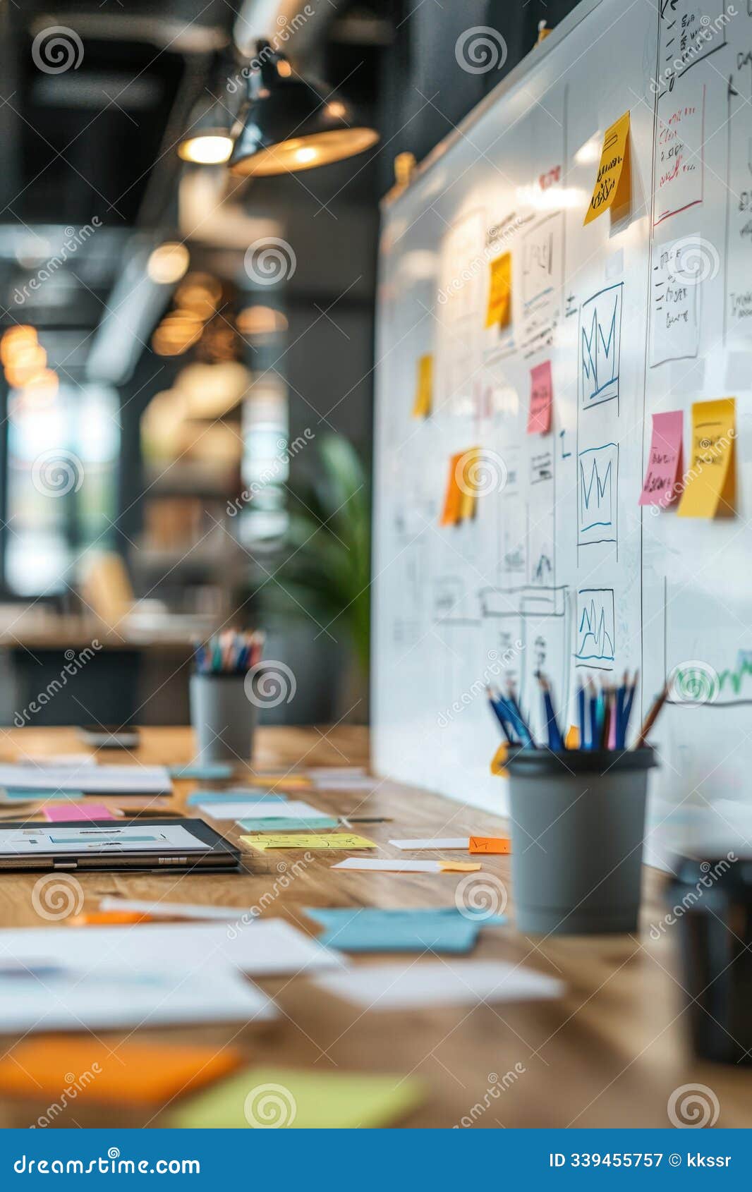 Project Lifecycle Management, Team Brainstorming Session with a ...