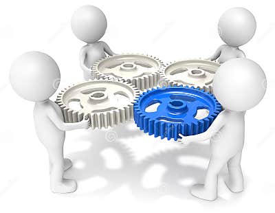 Project Management. stock illustration. Illustration of figure - 27463142