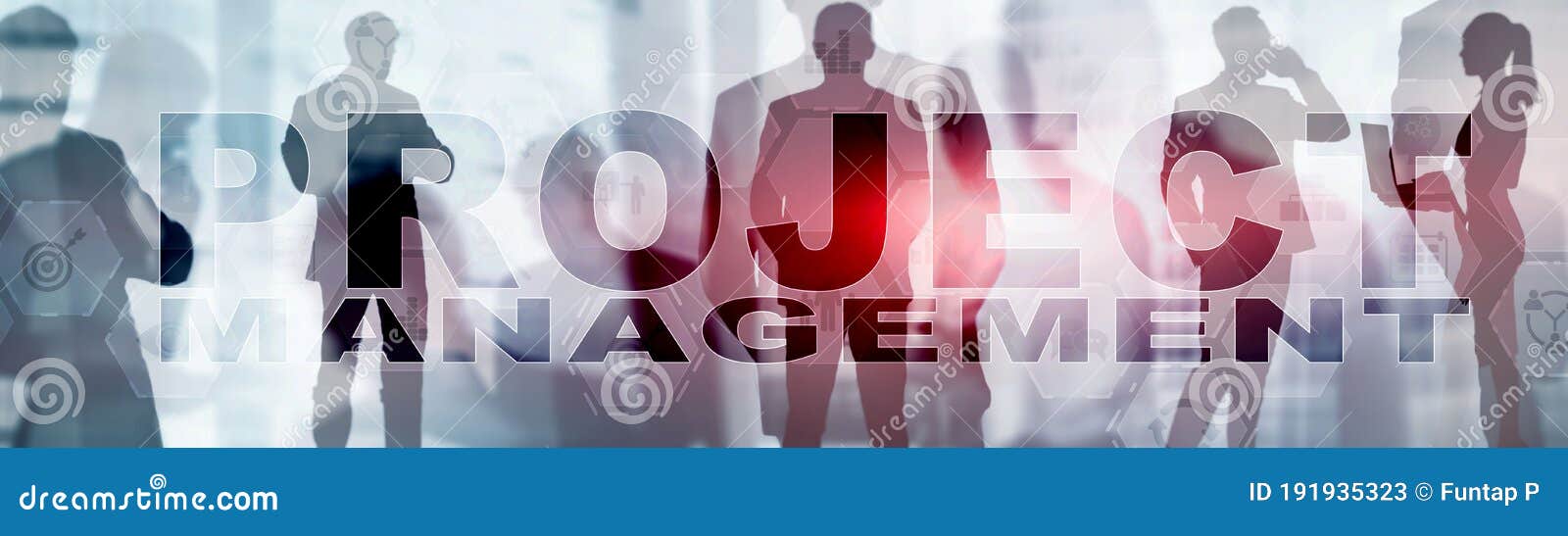 Project Management and Abstract Concept 2021. Banner for the Site ...