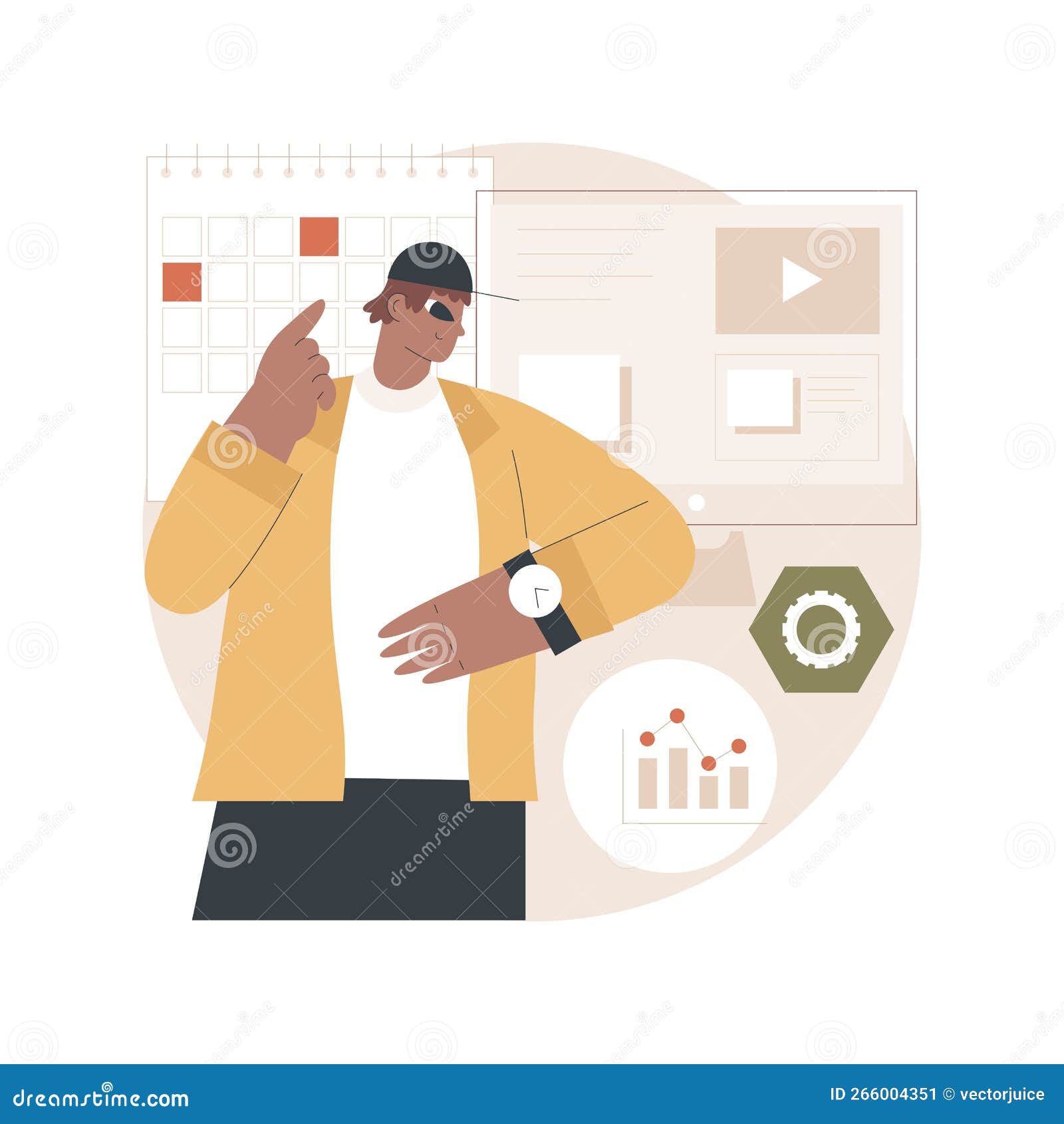 Project Management Abstract Concept Vector Illustration Stock Vector ...