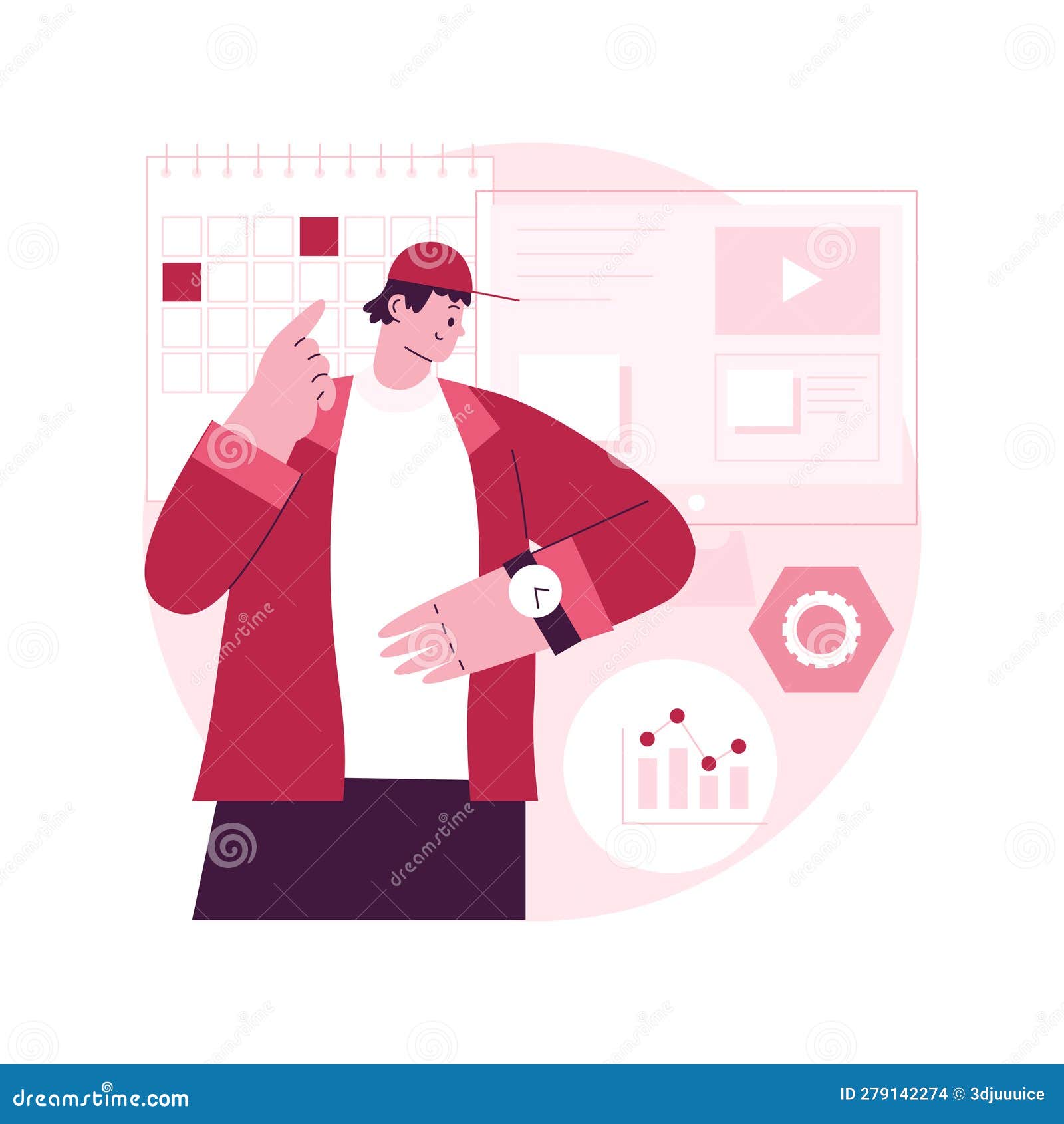 Project Management Abstract Concept Vector Illustration. Stock Vector ...