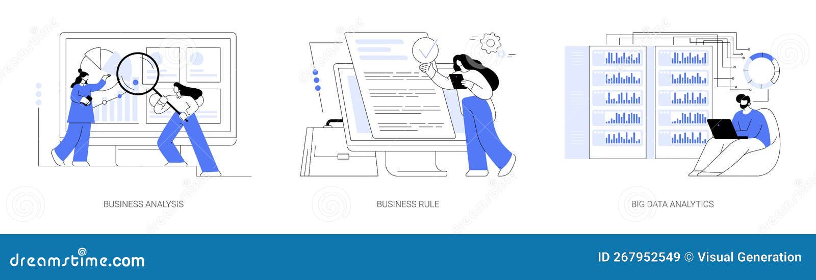 It Project Management Abstract Concept Vector Illustrations. Stock ...