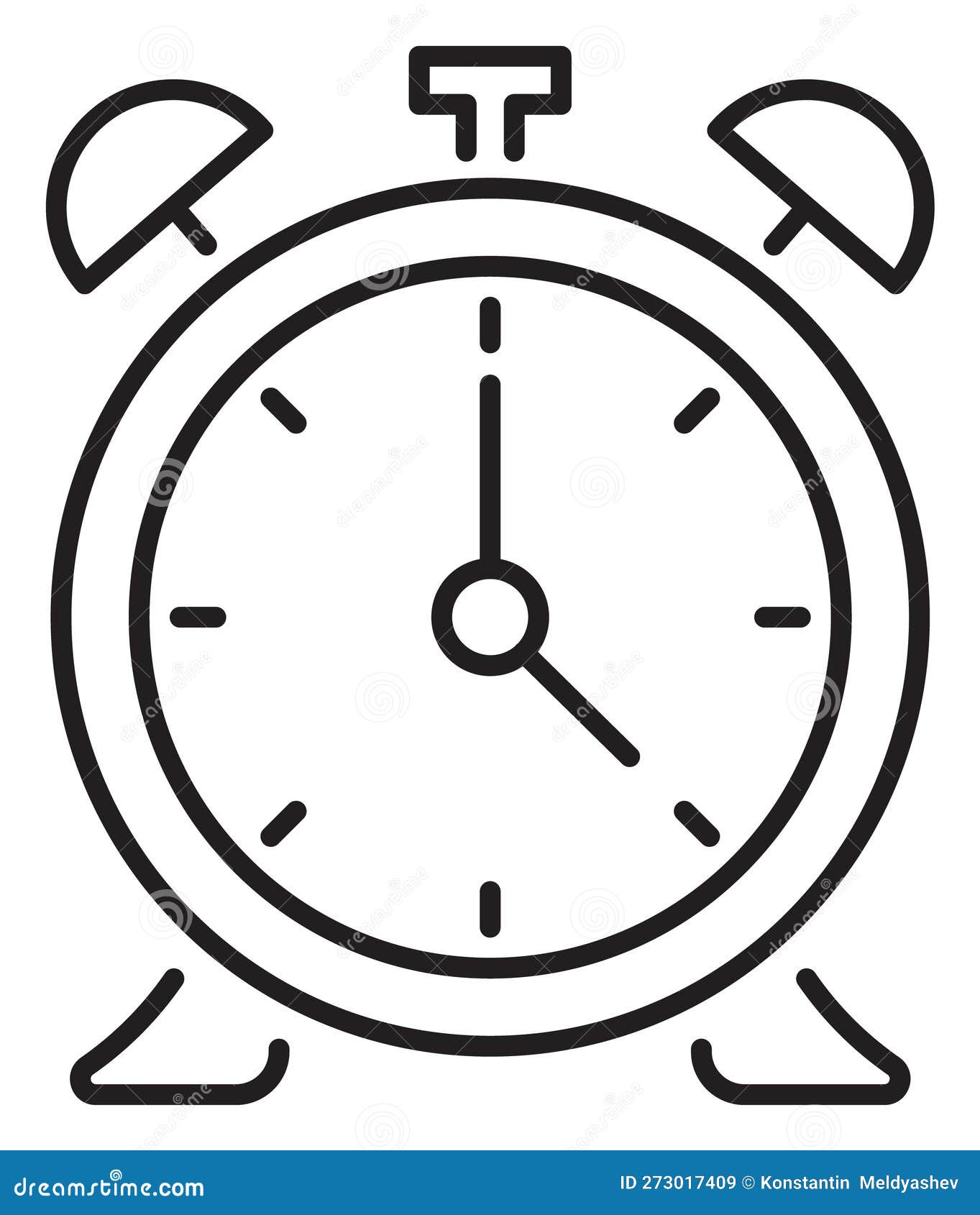 Project Management Alarm Clock Vector Icon Illustration Stock Vector ...
