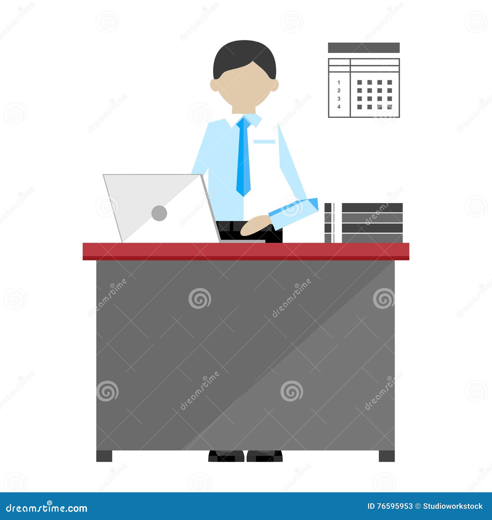 Project Management Business Multitasking Concept Stock Vector ...