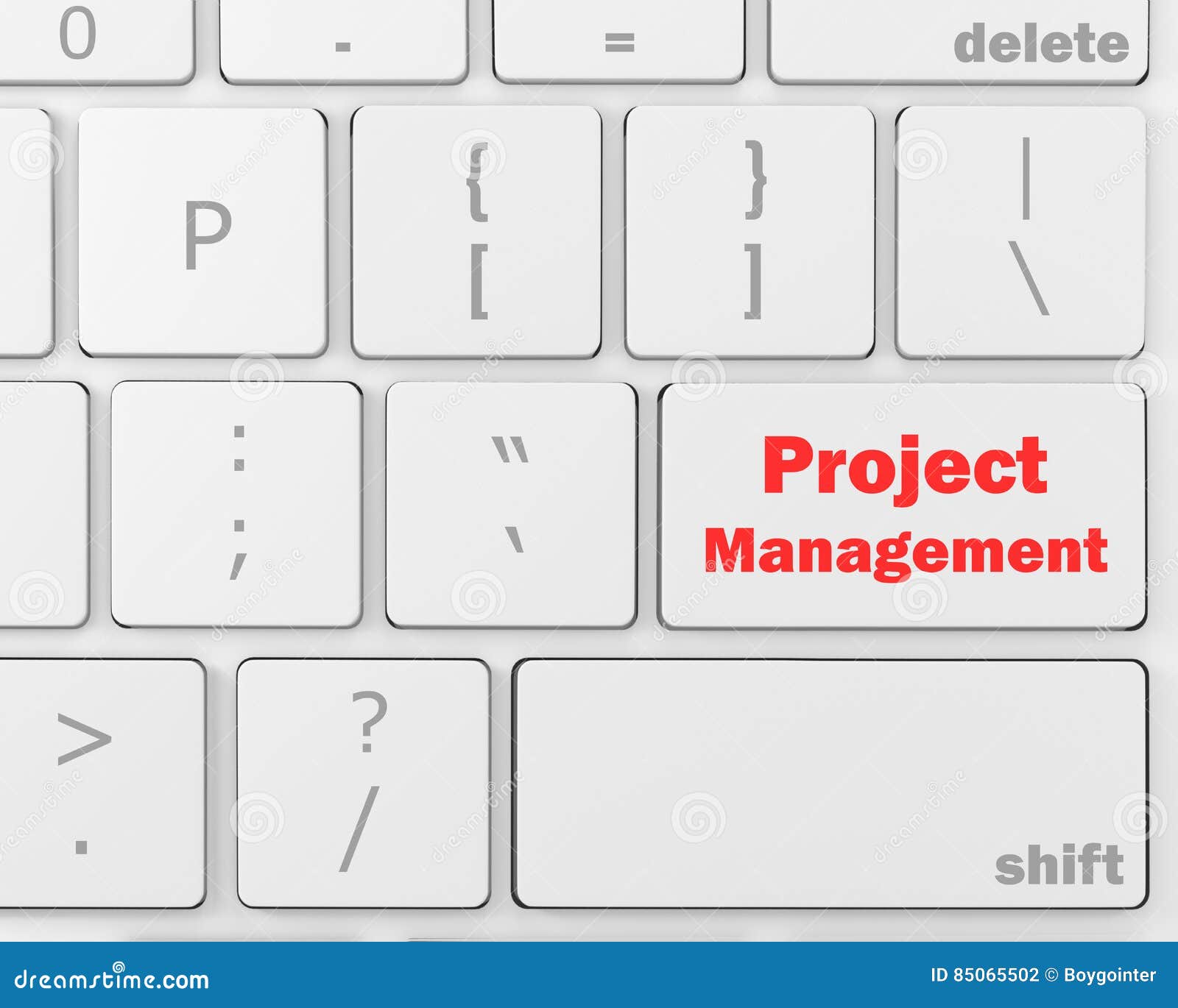 Project Management stock illustration. Illustration of computer - 85065502