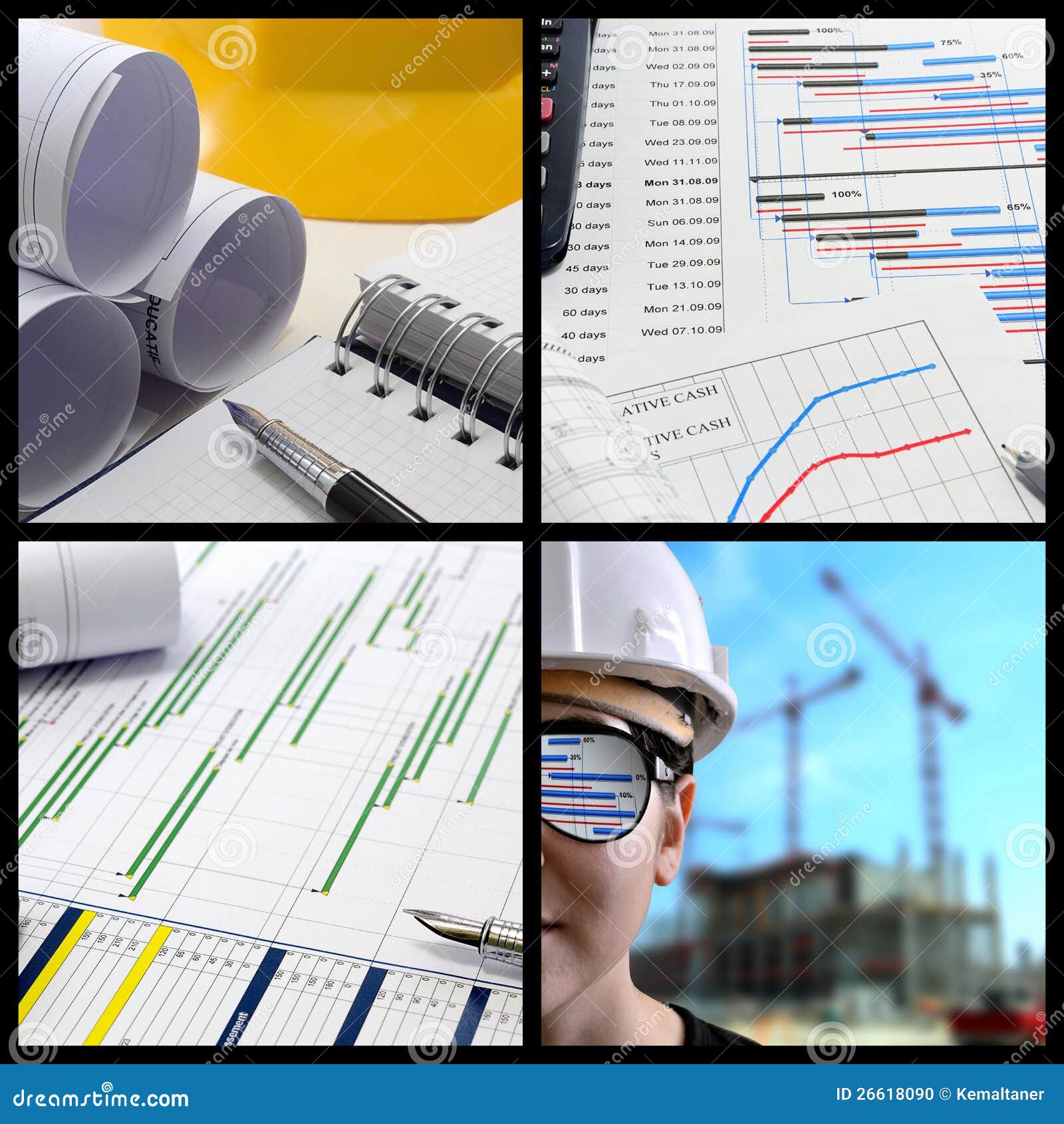 Project management collage stock photo. Image of graphic - 26618090