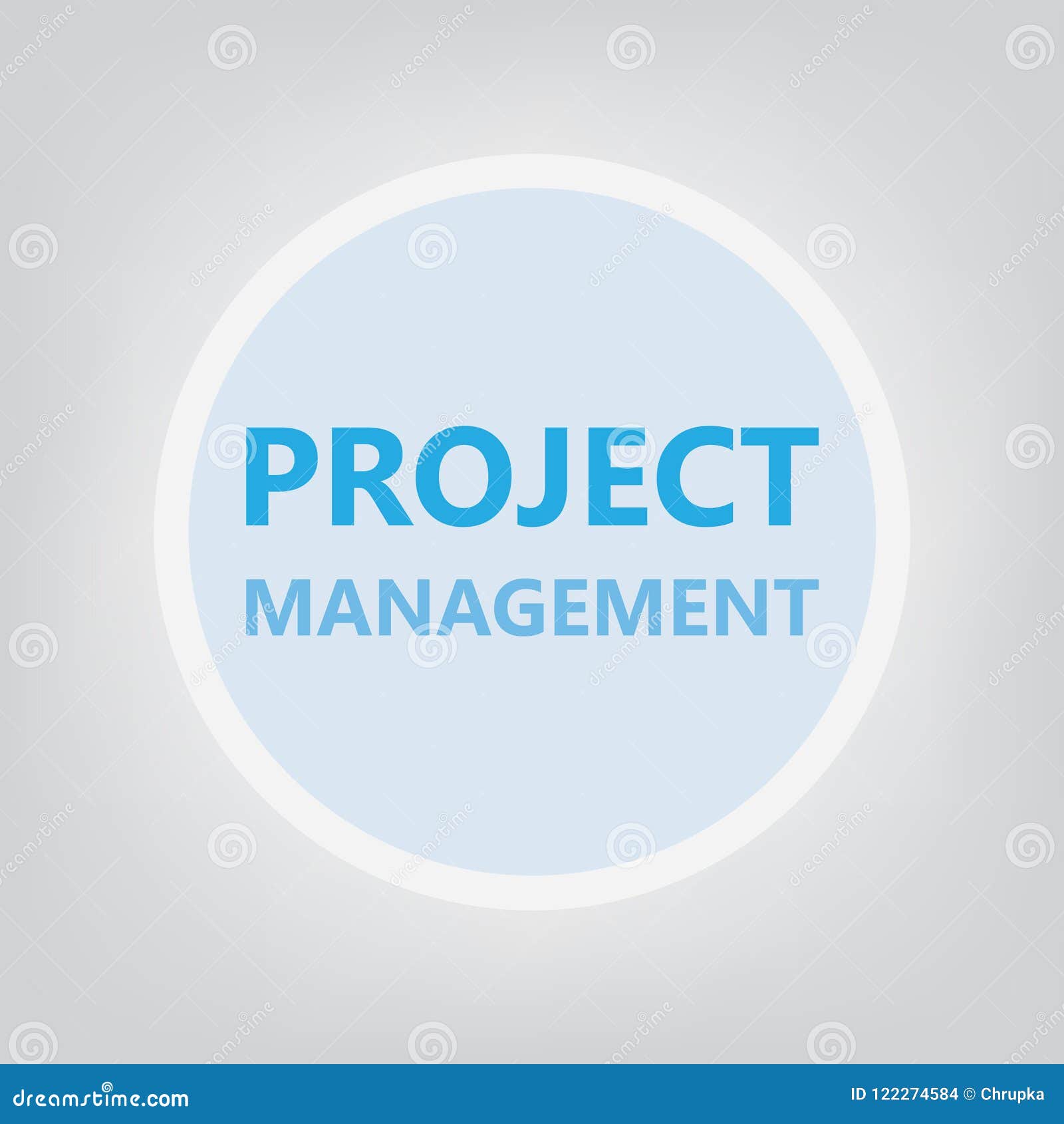 Project management concept stock vector. Illustration of method - 122274584