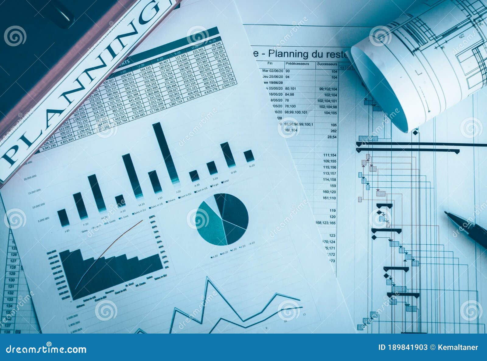 Project management stock image. Image of business, fine - 189841903