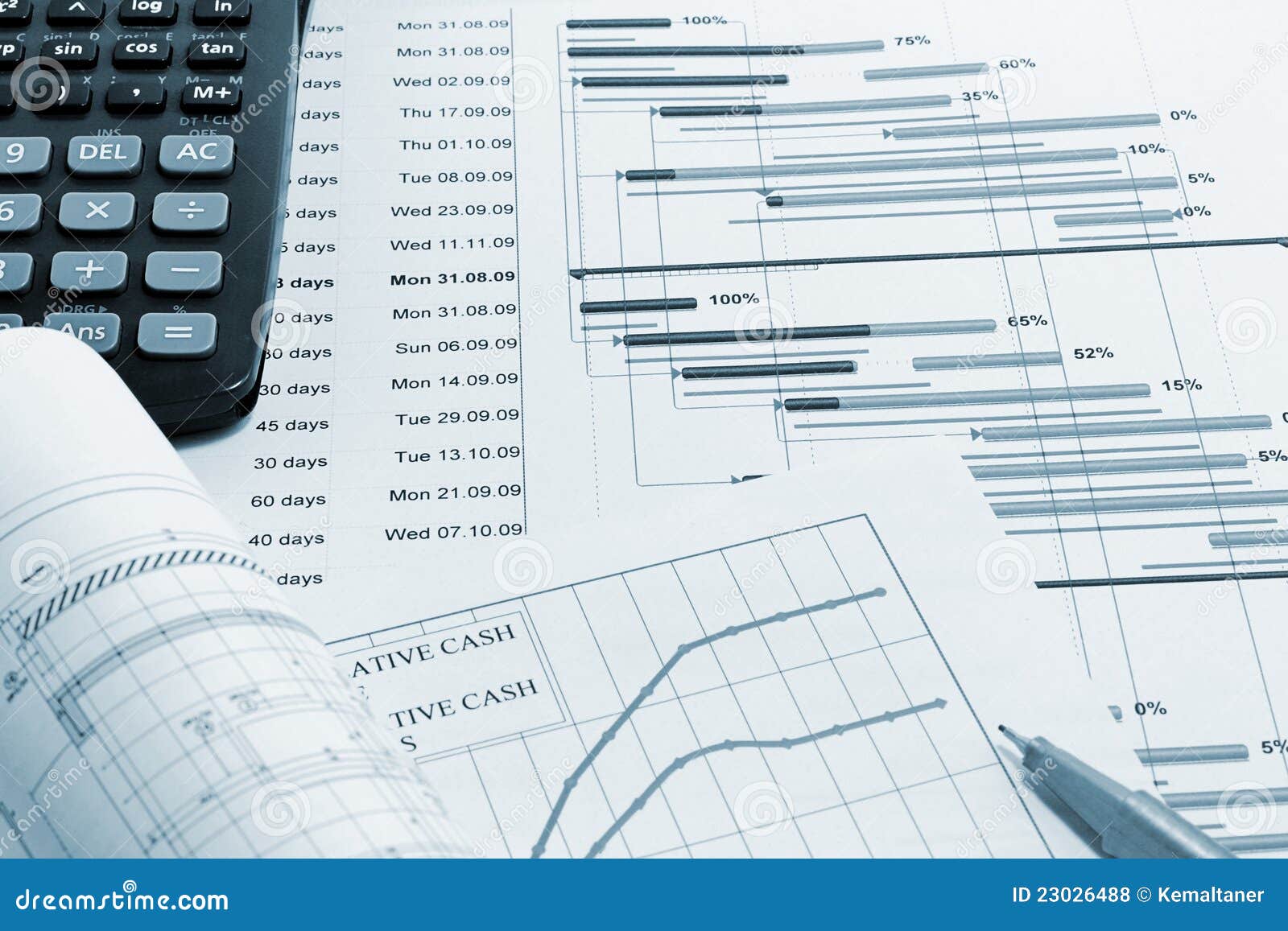 Project Management - Construction Project Planning Stock Photo - Image ...