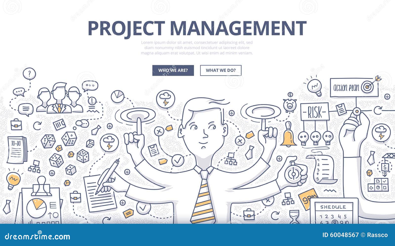 Project Management Doodle Concept Stock Vector - Illustration of ... Project Management Doodle Concept Stock Vector - Illustration of ...