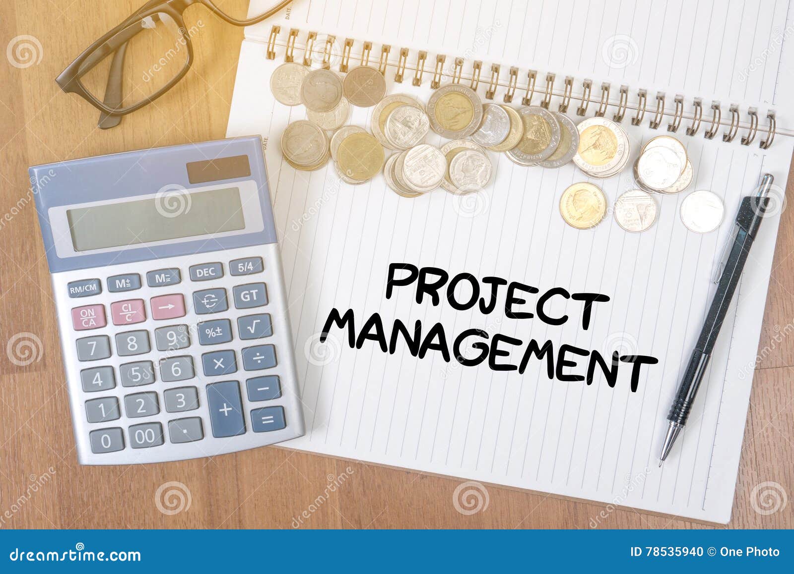 PROJECT MANAGEMENT stock photo. Image of office, statistics - 78535940