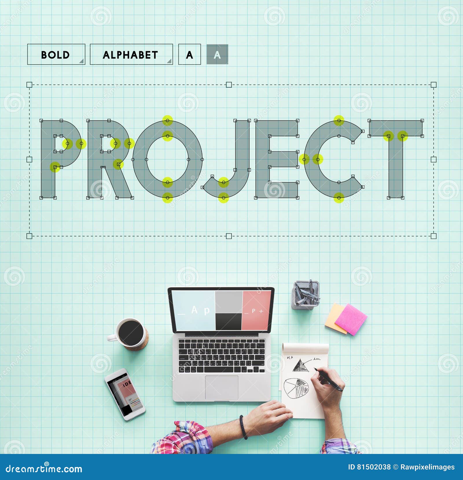 Project Management Forecast Operation Predict Concept Stock Photo ...