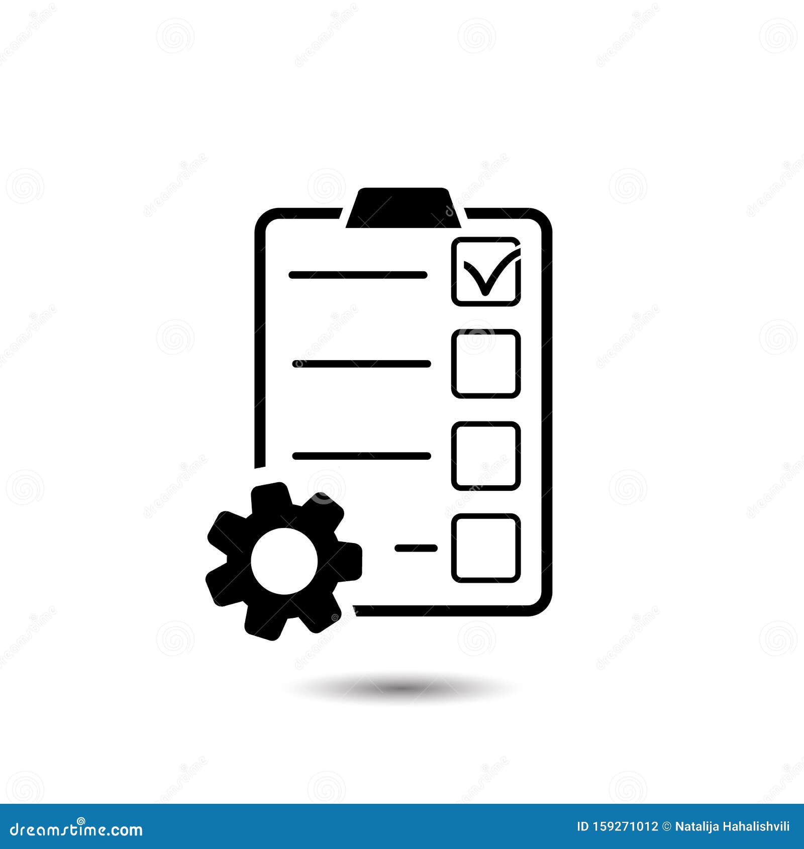 Project Management Icon in Flat Style. Project Symbol for Your Web Site ...
