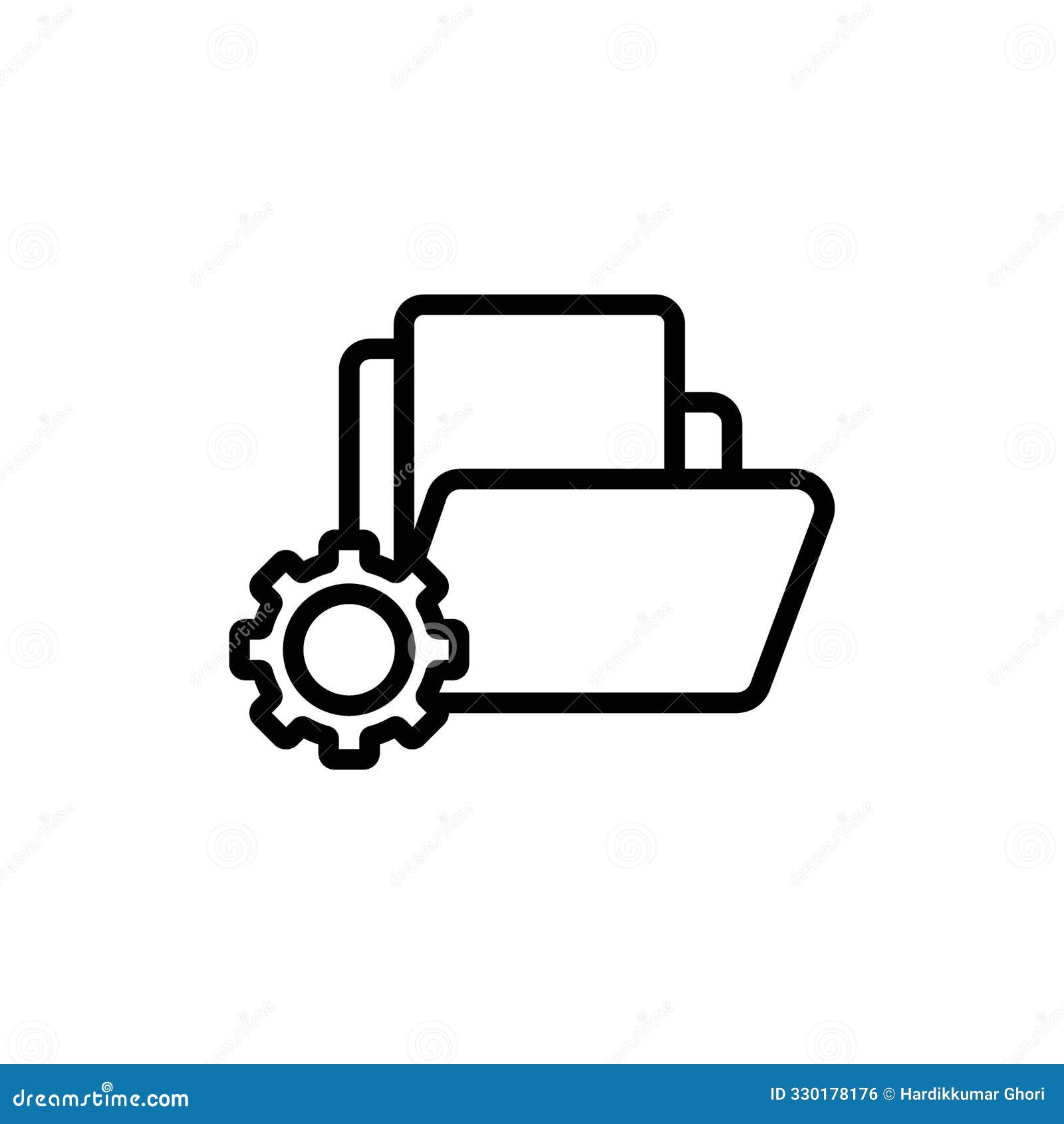 Project Management icon stock illustration. Illustration of graphic ...