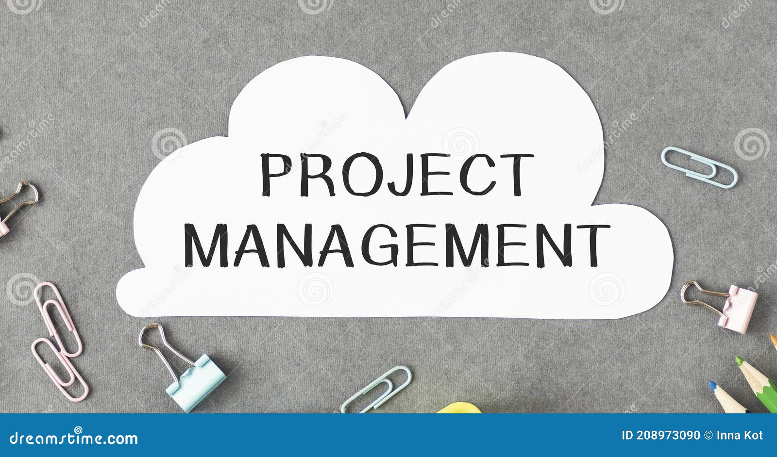 Project Management Memo Written on a Paper with Paper Stock Photo ...