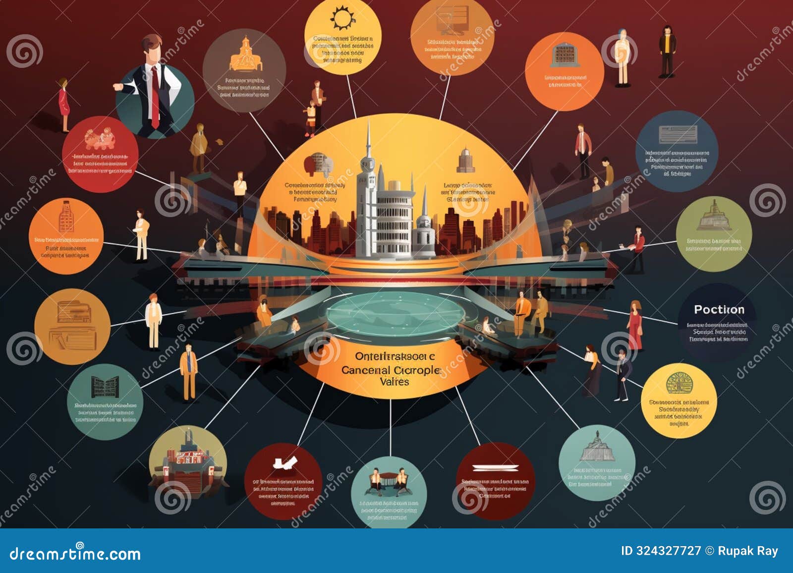 Project Management and Oversight Illustration Image Stock Illustration ...