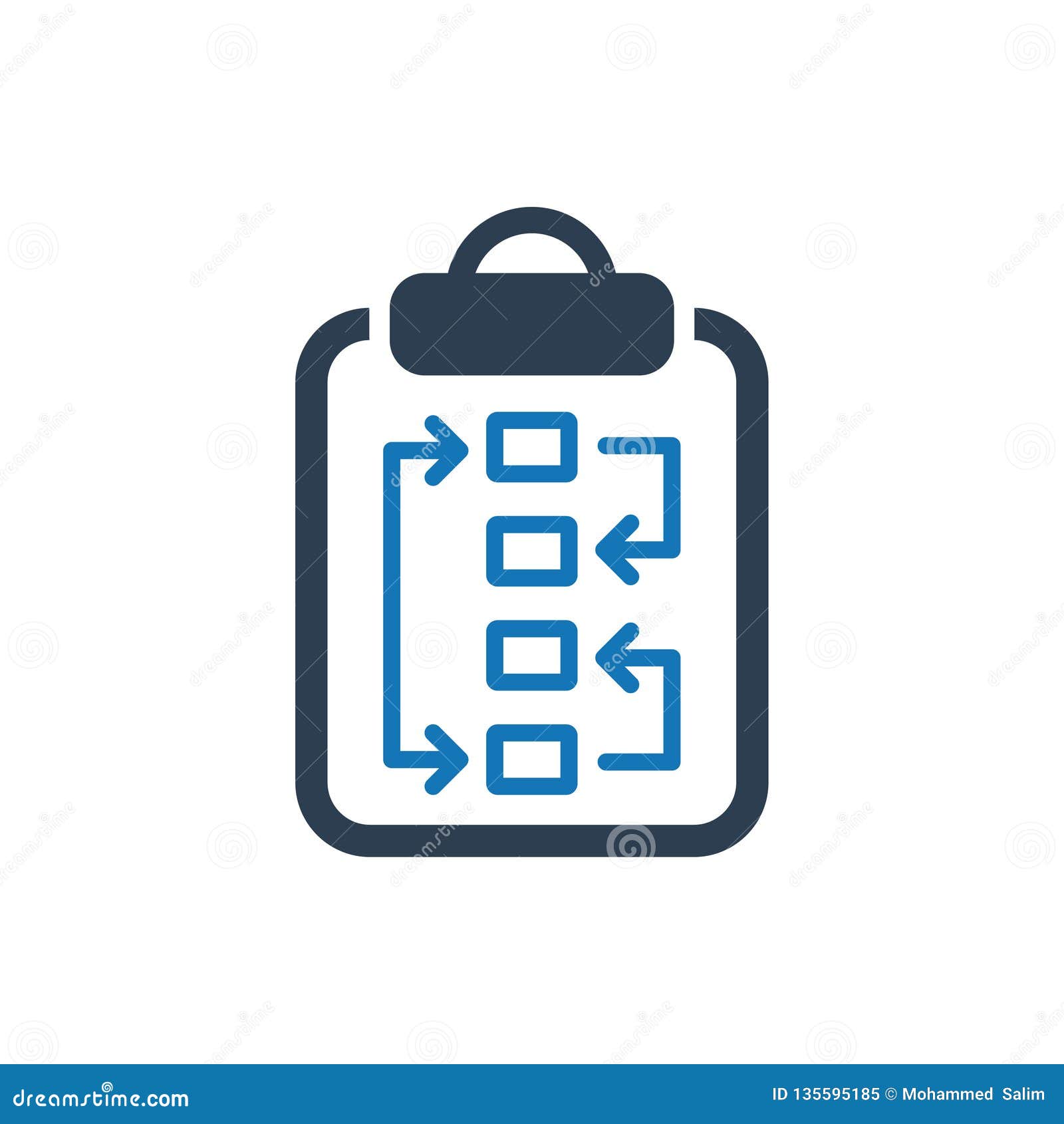 Project Management Planning Icon Stock Vector - Illustration of symbol ...