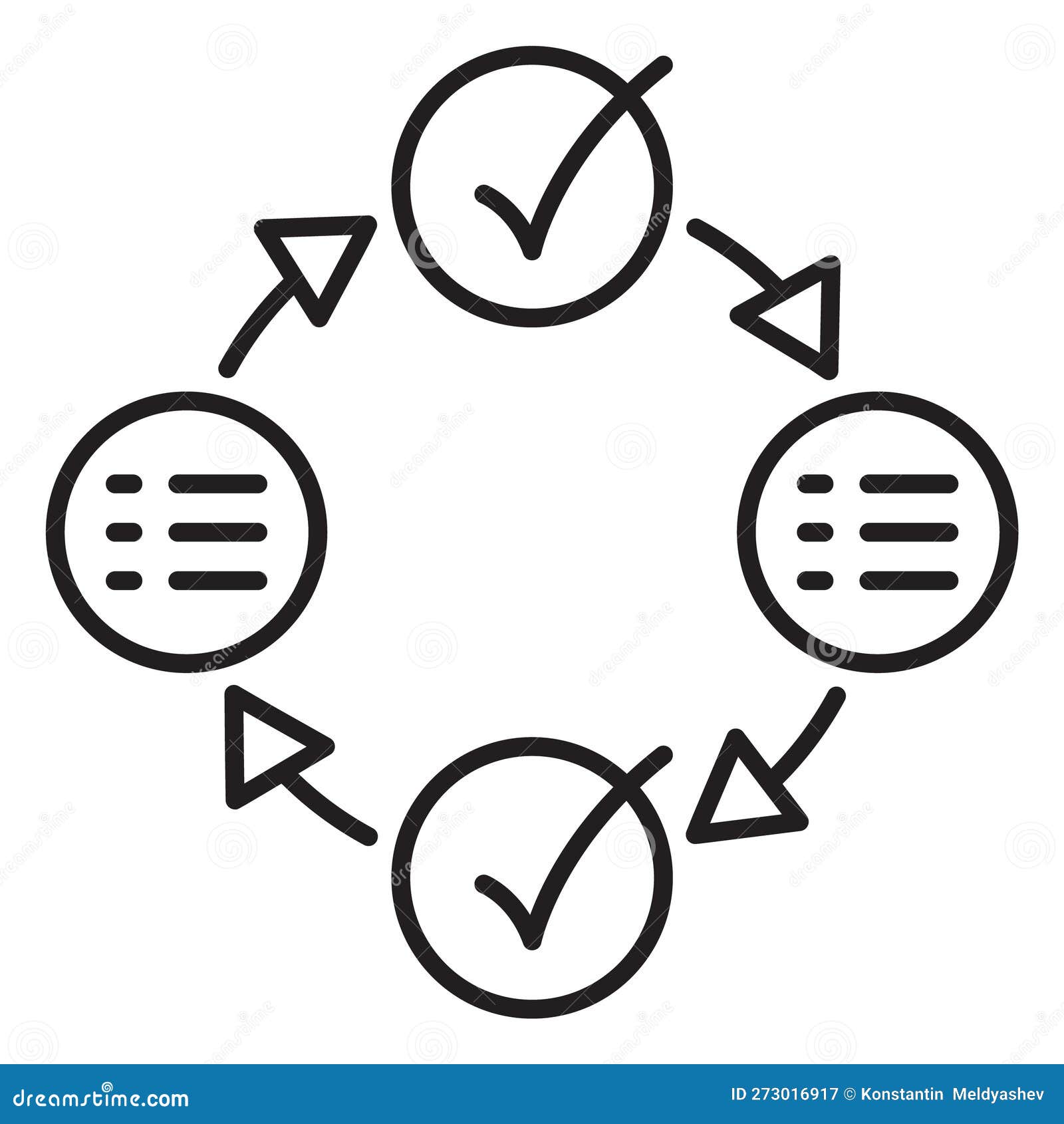 Project Management Planning Vector Icon Illustration Stock Vector ...