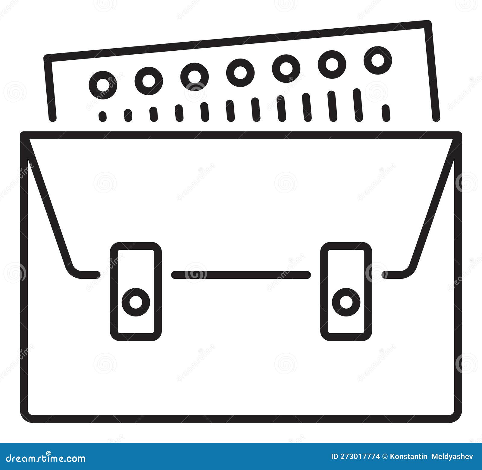 Project Management Portfolio Vector Icon Illustration Stock Vector ...