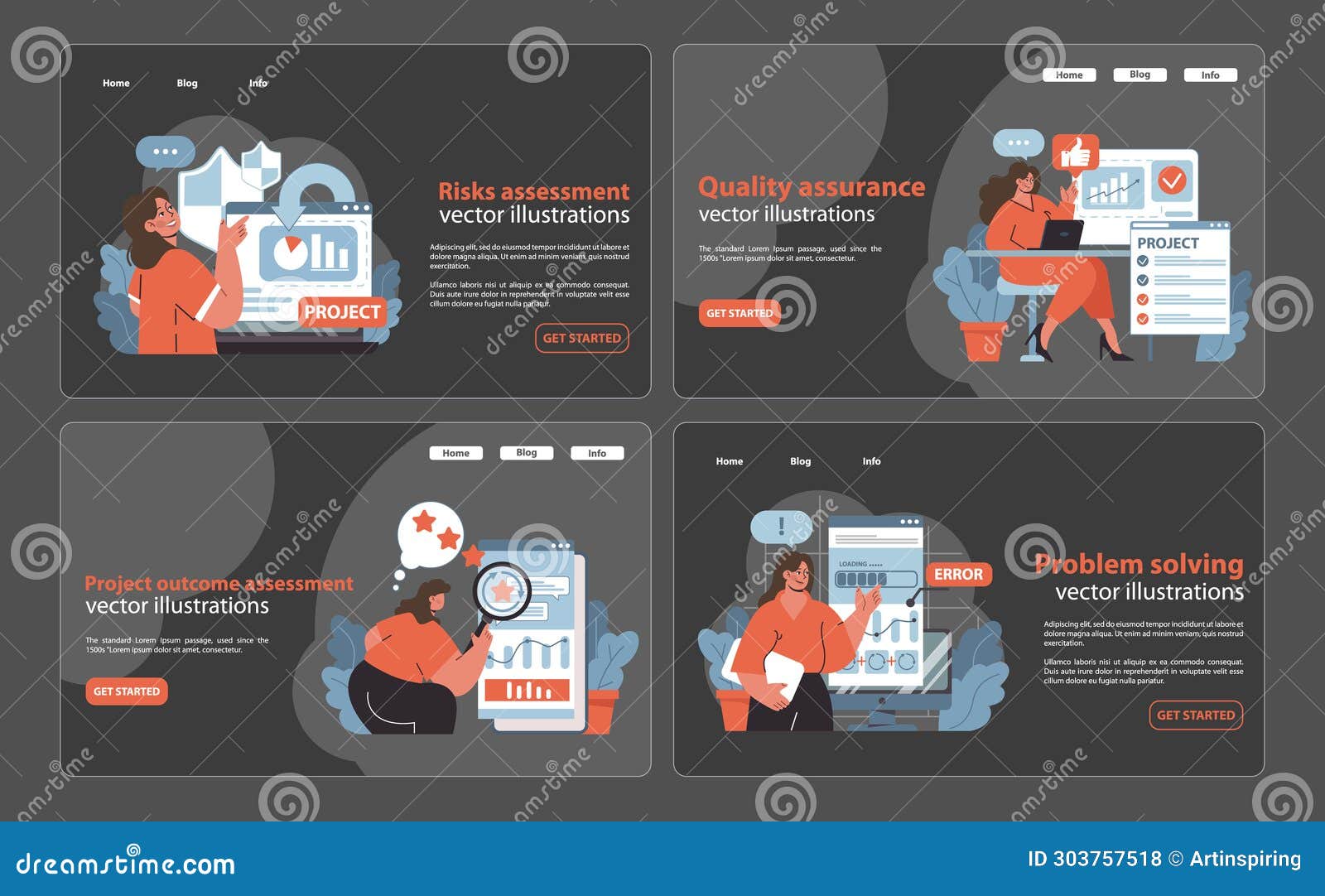 Project Management Procedures. Risk Analysis, Ensuring Quality, Evaluating Outcomes. Stock ...