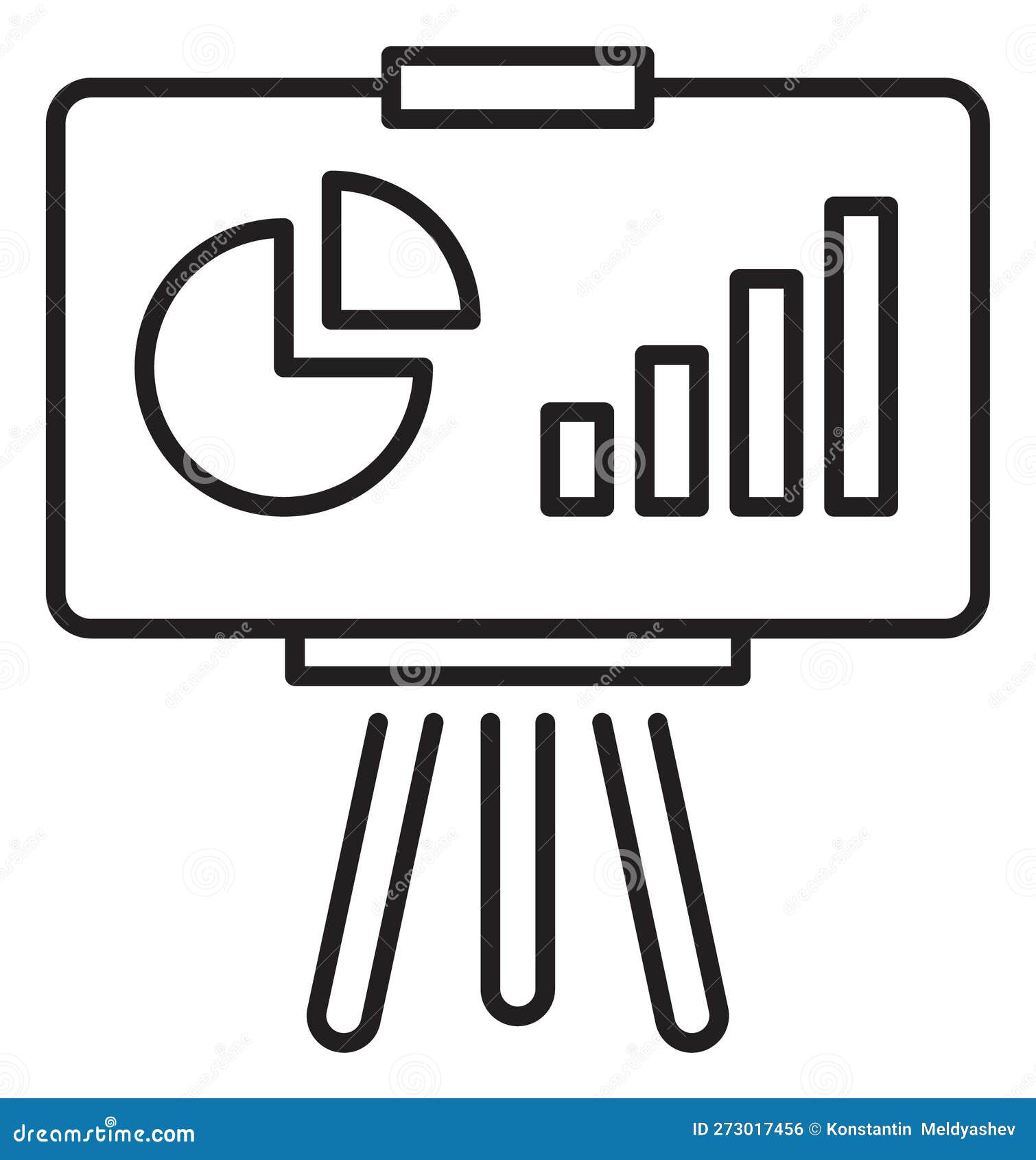 Project Management Scoreboard, Charts, Business Presentation Vector ...