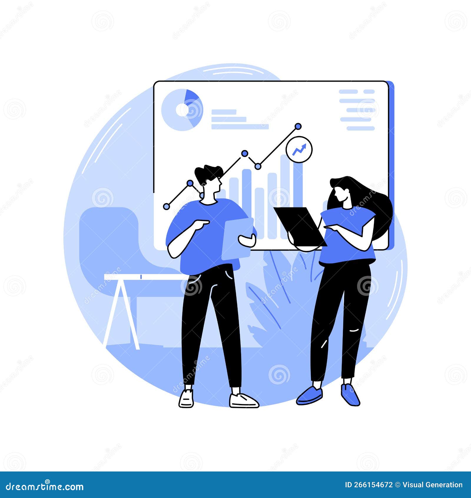 Project Management Software Isolated Cartoon Vector Illustrations ...