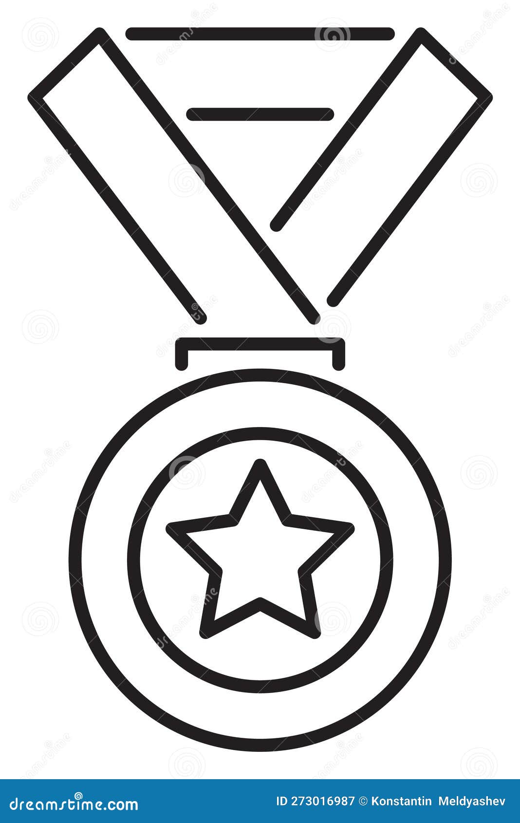 Project Management Star Medal Vector Icon Illustration Stock Vector ...