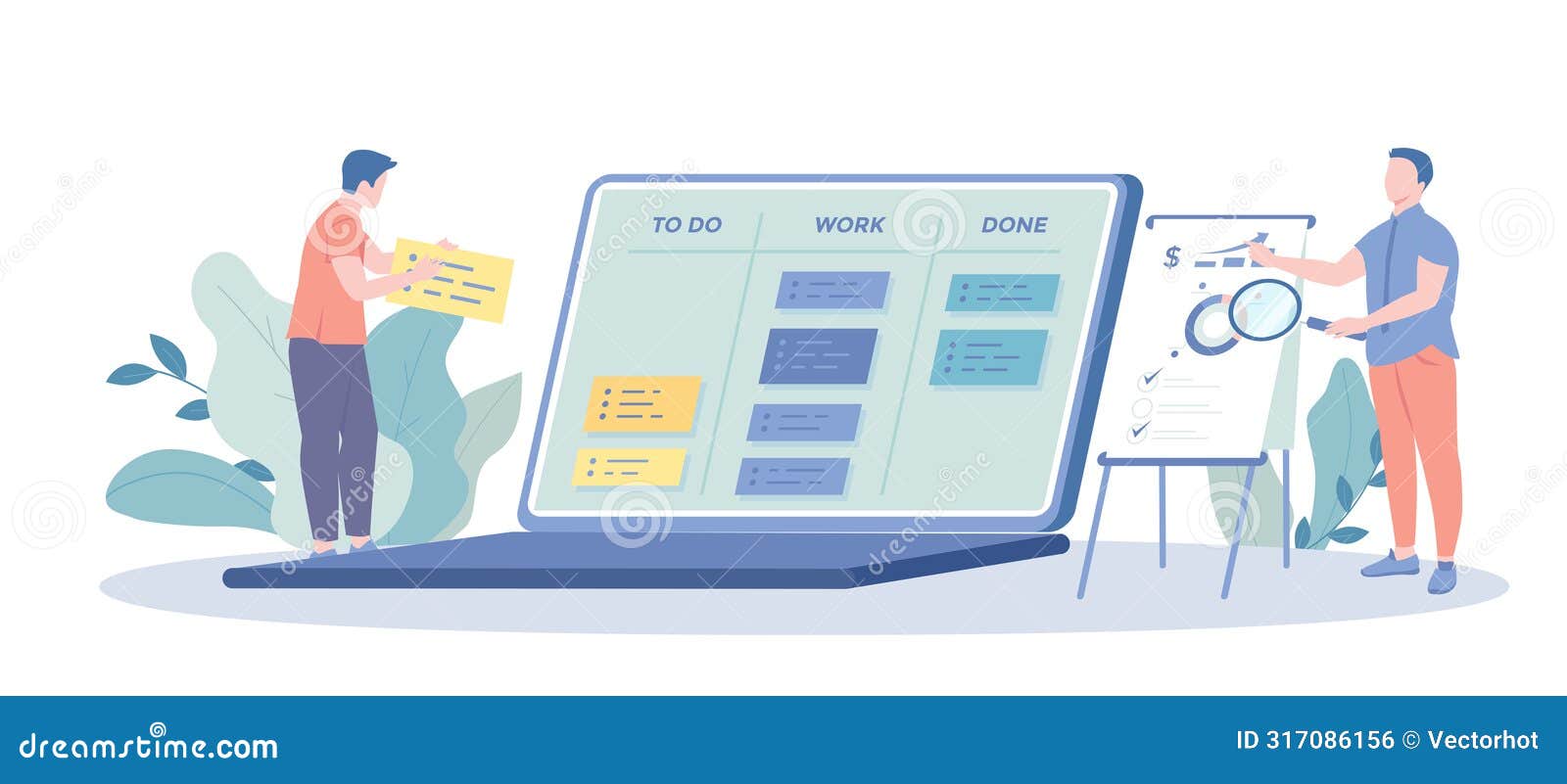 Project Management, Task Distribution, Business Teamwork. Project ...