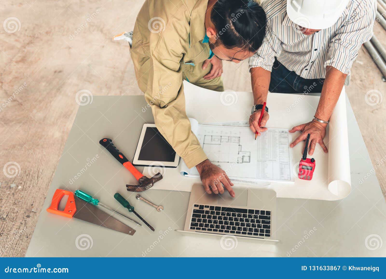 Project Management Team of Engineer and Architect Planing for New ...