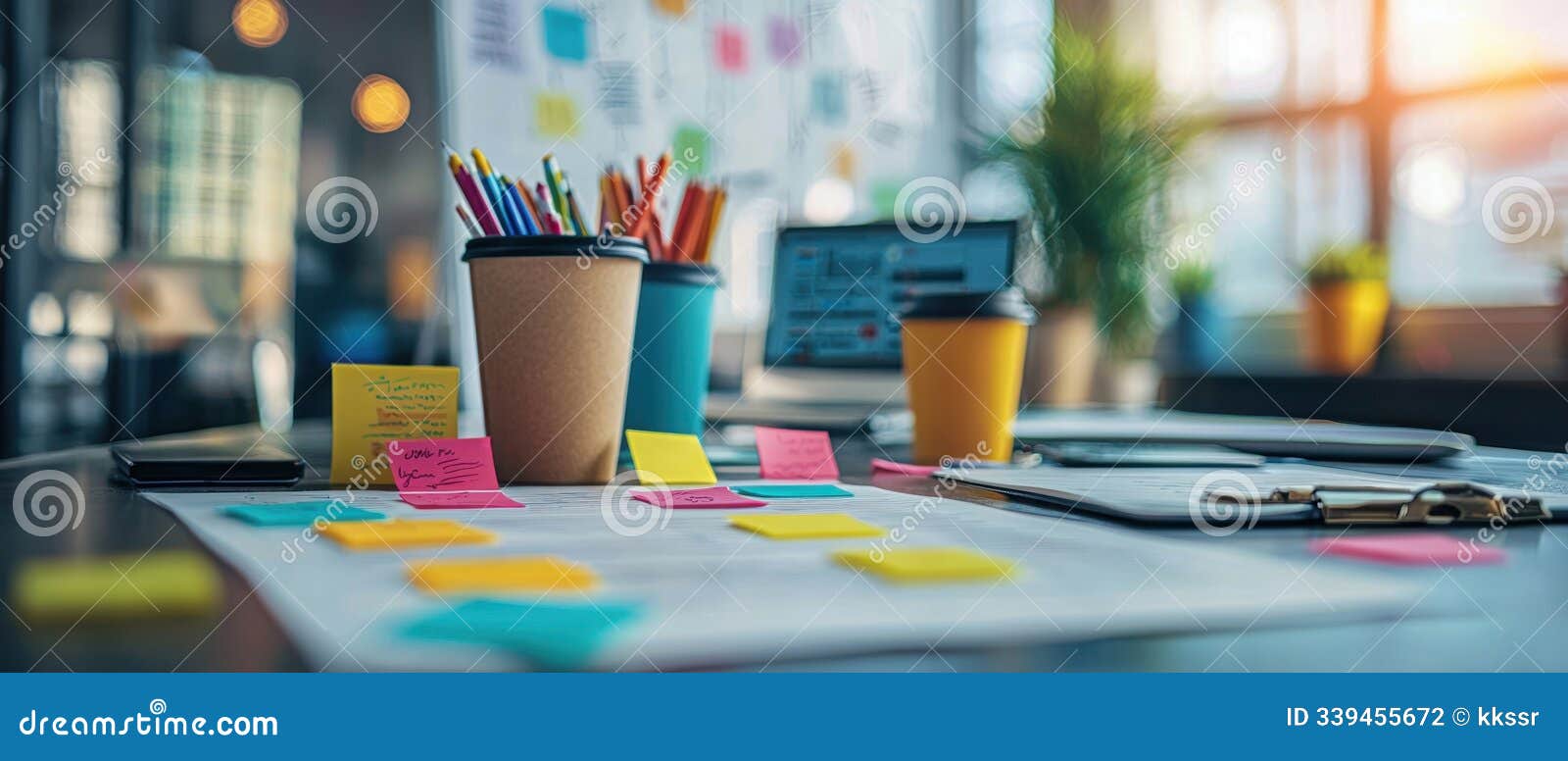 Project Management Tools, a Group Brainstorming Session with Project ...