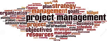 Project Management Word Cloud Stock Vector - Illustration of planning ...